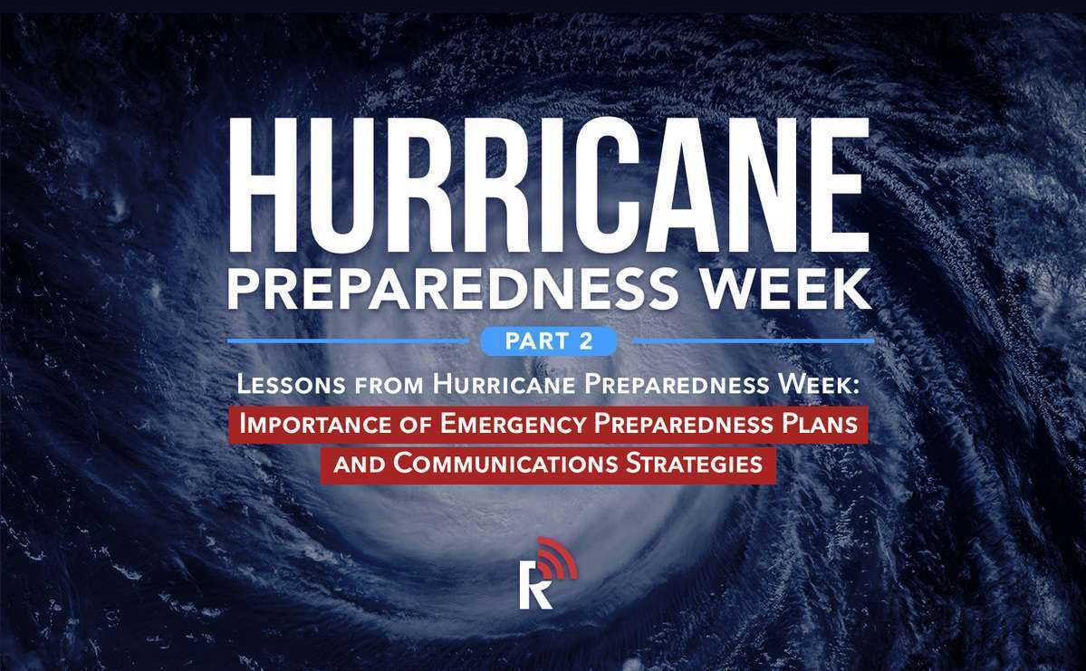 Lessons from Hurricane Preparedness Week: Importance of Emergency ...