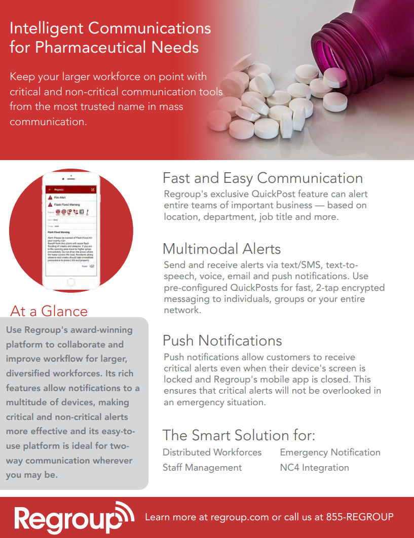 Healthcare - Regroup Mass Notification