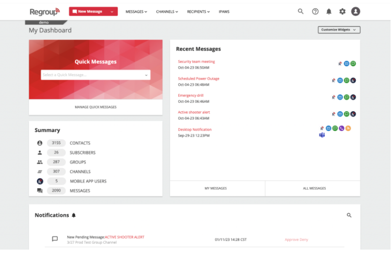 Mass Notification System & Emergency Notification Software - Regroup