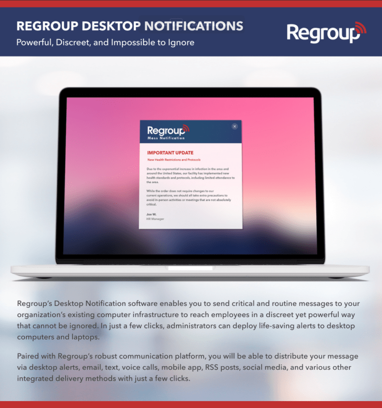 Solutions - Regroup Mass Notification
