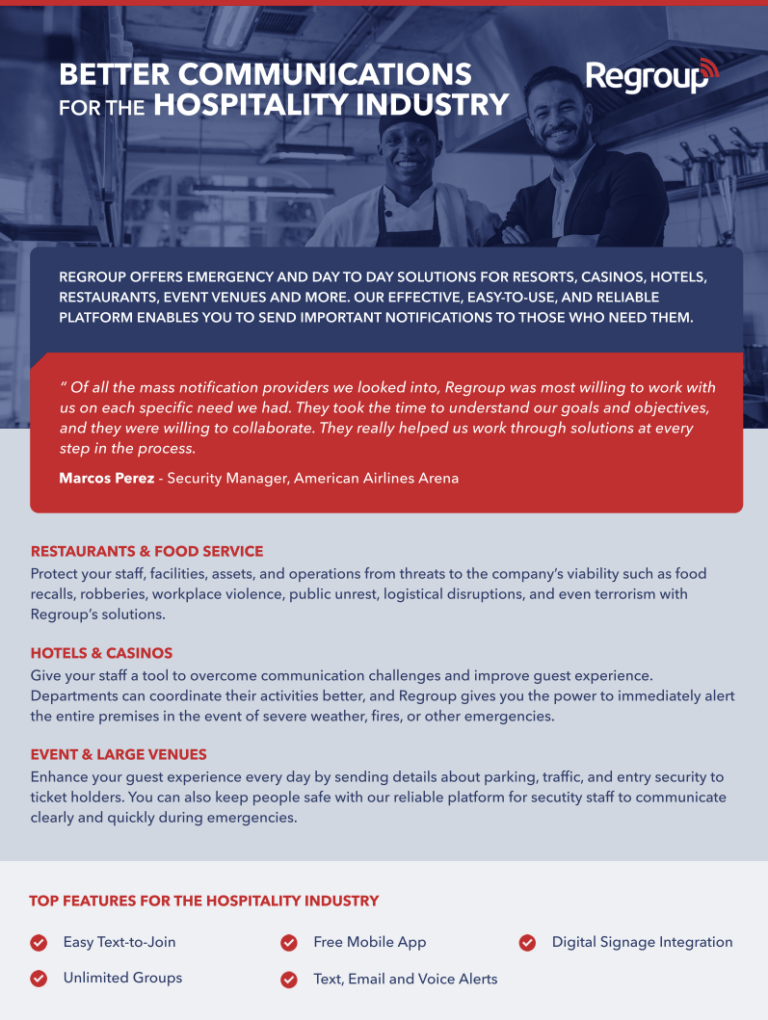 Resources - Regroup Mass Notification