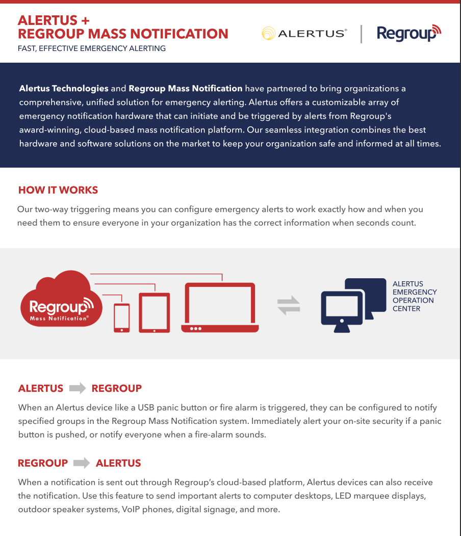 Products - Regroup Mass Notification