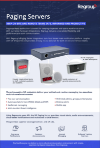 Products - Regroup Mass Notification