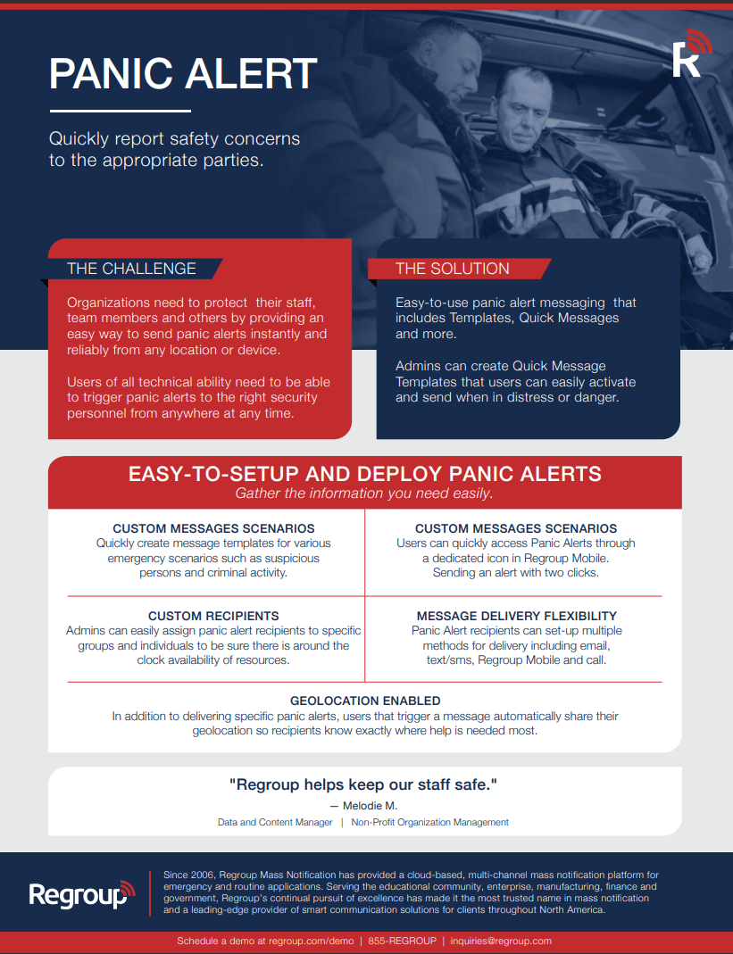 Solutions - Regroup Mass Notification