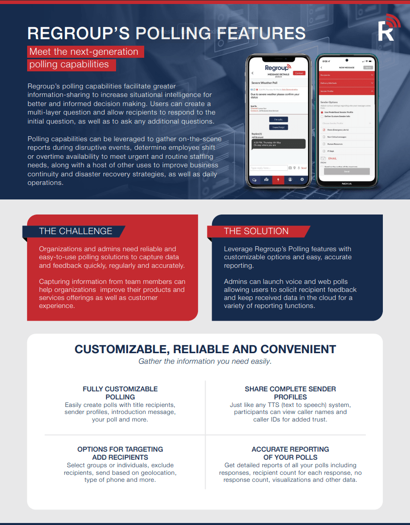 Solutions - Regroup Mass Notification