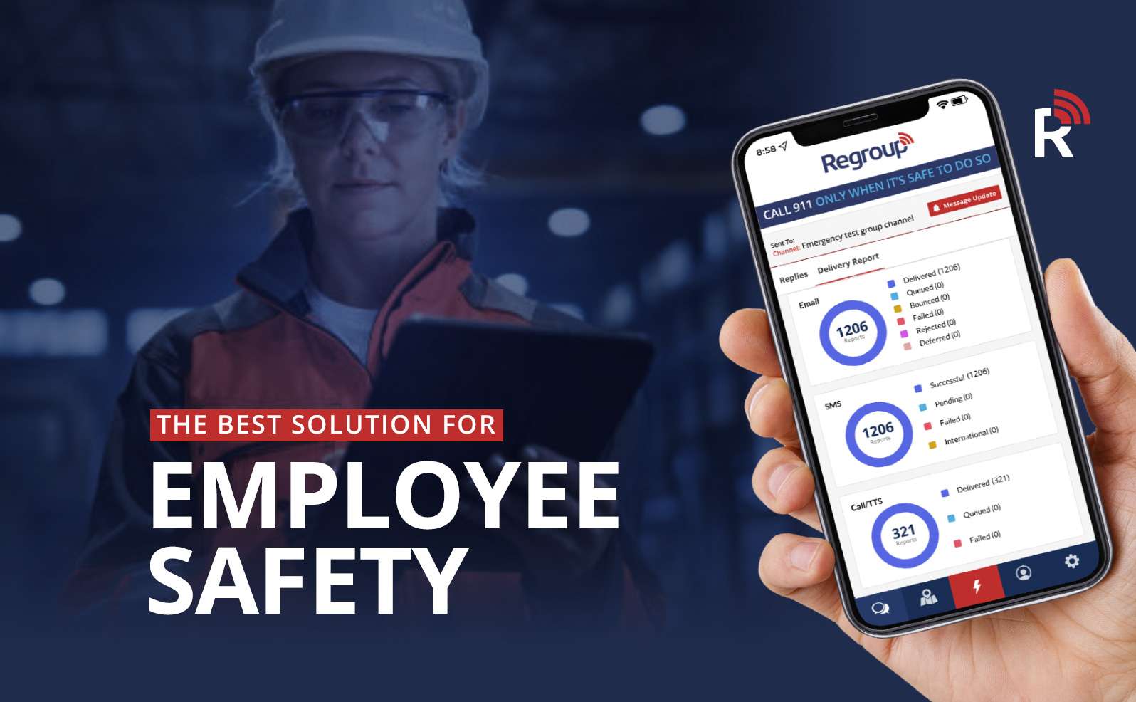 Keep Workers Safe - Regroup Mass Notification