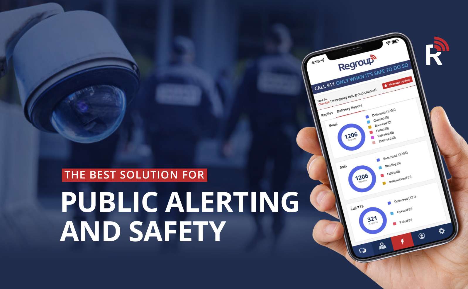 Public Emergency Alert and Safety System - Regroup Mass Notification