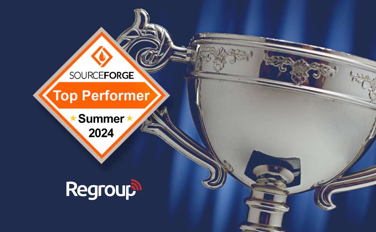 Regroup Mass Notification Wins SourceForge Summer 2024 Top Performer Award