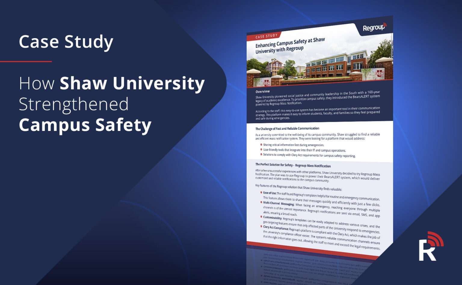 Shaw University’s Journey to Campus Safety with Regroup