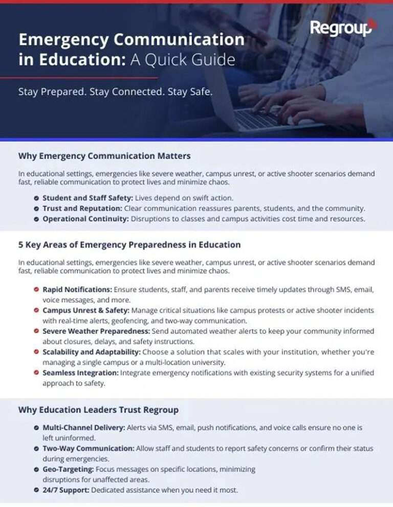 Solutions - Regroup Mass Notification